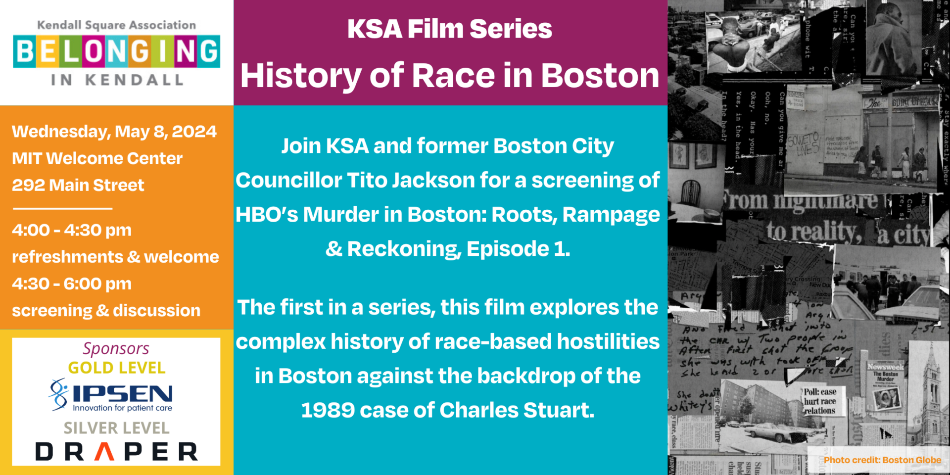 KSA Belonging in Kendall Film Series: History of Race in Boston ...