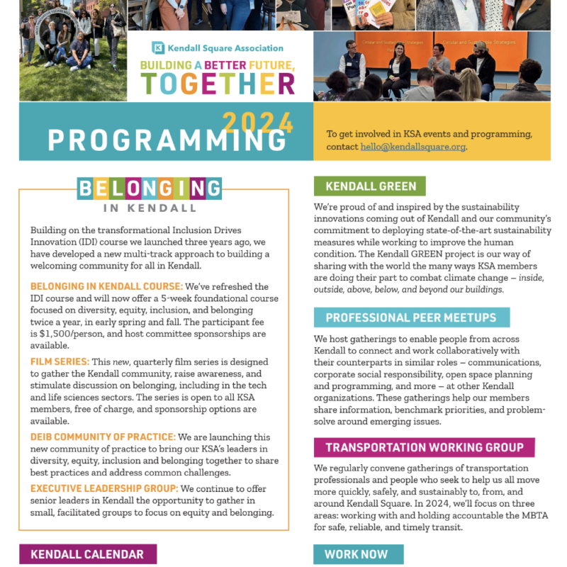 2024 KSA Programming | Kendall Square