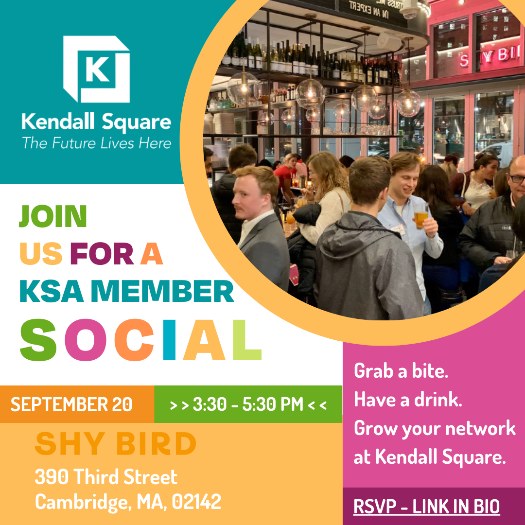 KSA Member Social: September | Kendall Square