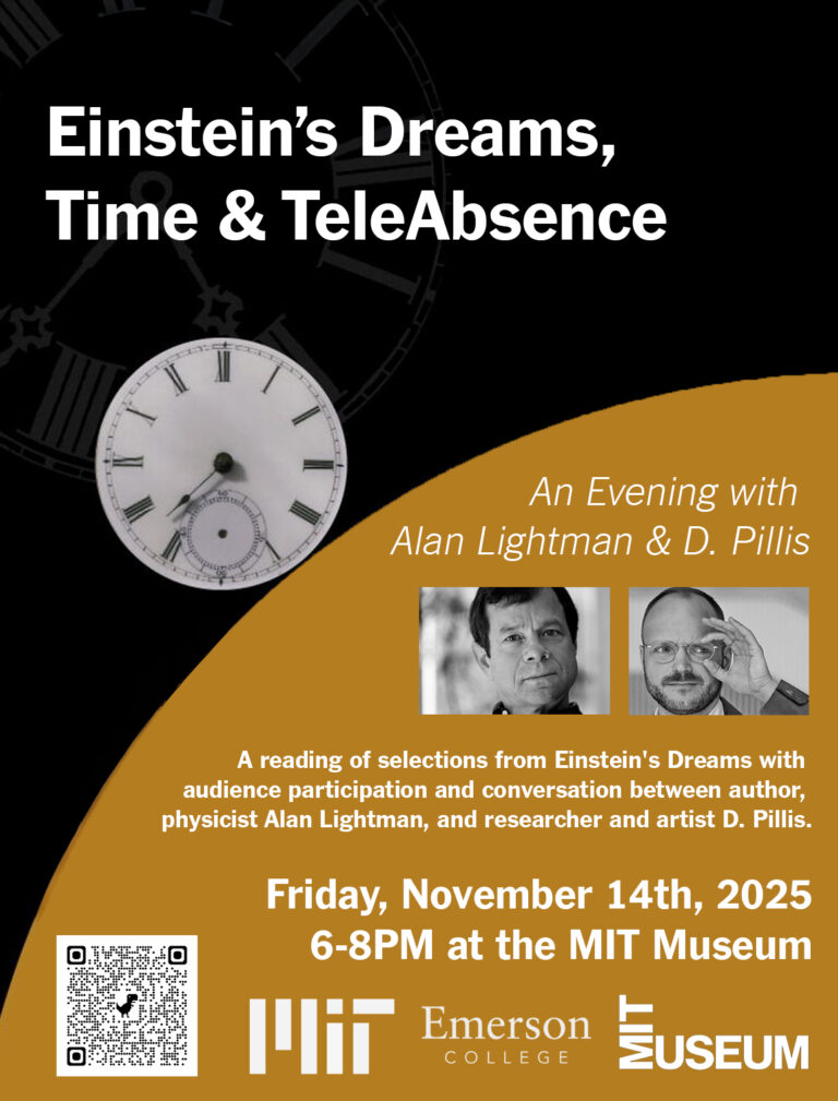 Einstein’s Dreams, Time & TeleAbsence: An Evening with Alan Lightman ...